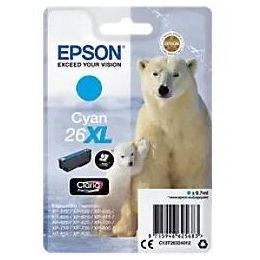 Epson 26XL Original Tintenpatrone C13T26324012 Cyan