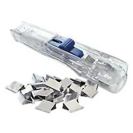 RAPESCO Supaclip Clip-Spender Kunststoff Silber 25 mm