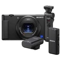 Sony Kompaktkamera ZV-1 + Griff und Mikrofon | ✔️ + 130 € gratis Geschenkbox