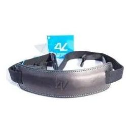 4V Design Lusso Large Neck Strap Tuscany Leather Black/Cyan | ✔️ Abverkauf