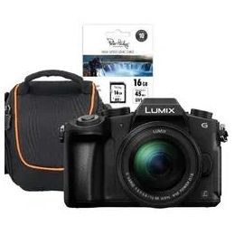 Panasonic LUMIX DMC-G80 Schwarz + 12–60 mm ASPH Power OIS Starterkit