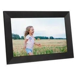 Frameo Digitaler Bilderrahmen HF-101B, Schwarz, 10,1 Zoll