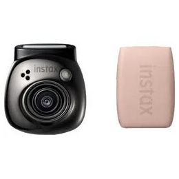 Fujifilm INSTAX PAL Digitalkamera, Gem Black + Drucker mini Link 3, Rose Pink | ✔️ + 100 € gratis Geschenkbox