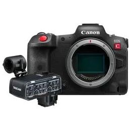 Canon EOS R5 C + Tascam CA-XLR2d-C XLR-Mikrofonadapter für Canon | ✔️ 5 Jahre Garantie