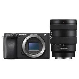 Sony A6400 Gehäuse Schwarz + 16-55 mm F/2.8 G | ✔️ 100 € Kombi-Cashback