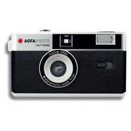 Agfaphoto Reusable Half Frame Photo Camera, schwarz, analog