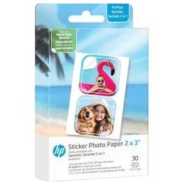 HP Sticker-Fotopapierausschnitt 2x3"