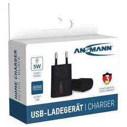 Ansmann HC105 Charger schwarz, USB Ladegerät