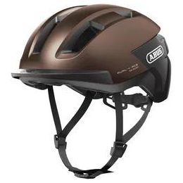 Fahrradhelm Abus "PURL-Y ACE" Helme Gr. S Kopfumfang: 51cm - 55cm, braun (metallic copper)