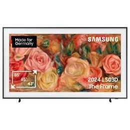 F (A bis G) Samsung QLED-Fernseher Fernseher Gr. 75, schwarz