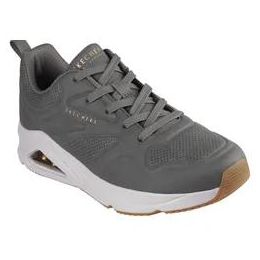 Sneaker Skechers "TRES-AIR UNO" Gr. 48,5, grün (olivgrün) Herren Schuhe Freizeitschuh, Halbschuh, Schnürschuh mit Skech-Air-Luftpolsterung