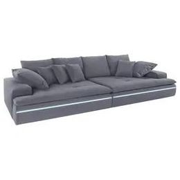 Big-Sofa Inosign "Haiti" Sofas Gr. B/H/T: 300 cm x 85 cm x 142 cm, Aqua Clean Prestige, Mit RGB, grau (stone) wahlweise mit Kaltschaum (140kg BelastungSitz) und AquaClean-Stoff