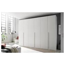 Drehtürenschrank Loddenkemper "L 1000" Schränke Gr. B/H/T: 302 cm x 223 cm x 59,5 cm, ohne Schublade, 6 St., Basisausführung, weiß (bianco matt) wahlweise inklusive Ausstattungspaket, in mehreren Breiten