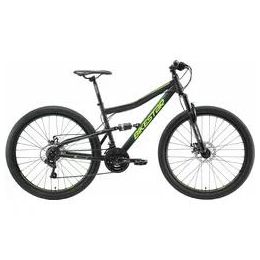 Mountainbike Bikestar Fahrräder Gr. 43cm, 27,5 Zoll (69,85cm), schwarz für Damen und Herren, Kettenschaltung