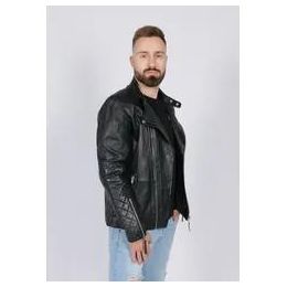 Lederjacke Freaky Nation "Cruiser" Gr. L, schwarz Herren Jacken