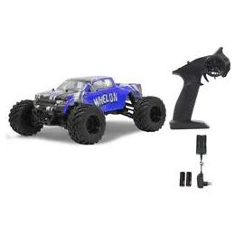 RC-Monstertruck Jamara "Whelon 4WD 1:12 2,4 GHz" Fernlenkfahrzeuge blau Kinder