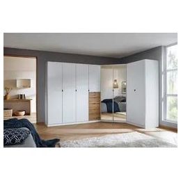 Schrank-Set Rauch "Ontario" Kastenmöbel-Sets Gr. B/H/T: 298 cm x 197 cm x 195 cm, Alle Elemente können einzeln gestellt werden, weiß (weiß, eiche artisan)