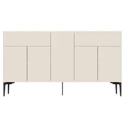 Sideboard Places of Style "Sky45" Sideboards Gr. B/H/T: 150cm x 83cm x 47cm, Breite 150, 2 St., beige (cashmere farbe) Kommode, Lackiert mit wasserbasiertem UV-Lack, Breite 150 cm