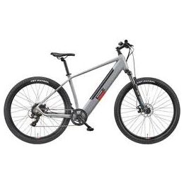 E-Bike Telefunken "Aufsteiger M921" E-Bikes Gr. 48cm, 29 Zoll (73,66cm), grau Pedelec, Elektrofahrrad für Damen u. Herren, MTB