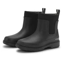 Gummistiefel Ilse Jacobsen "RUBAIR01" Gr. 37, schwarz Damen Schuhe Regenstiefel, Neopren, leichte Grip-Sohle, Reflexion, Wollfutter