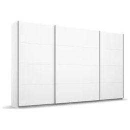 Schwebetürenschrank Rauch "Kleiderschrank Schrank Garderobe KOLUNA mit Dekor-Front" Schränke Gr. B/H/T: 315 cm x 229 cm x 62 cm, 3 St., weiß (alpinweiß) inkl. 2 Innenschubladen sowie extra Einlegeböden MADE IN GERMANY