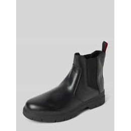 Hugo Chelsea Boots aus Leder mit Zugschlaufe Modell 'Ryan'