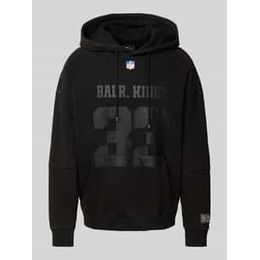 Hoodie mit Logo- und Label-Print Modell 'NFL x BALR.'