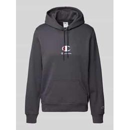 Champion Hoodie mit Label-Stitching