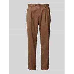 JOOP! Regular Fit Bundfaltenhose mit Eingrifftaschen