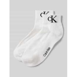 Calvin Klein Jeans Socken mit Logo-Stitching im 2er-Pack