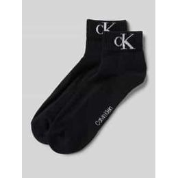 Calvin Klein Jeans Socken mit Logo-Stitching im 2er-Pack