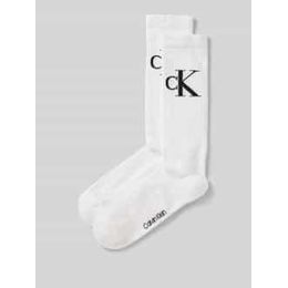 Calvin Klein Jeans Socken mit Logo-Stitching im 2er-Pack