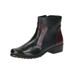 Caprice Ankle Boots Damen Gr&ouml;&szlig;e 37 dunkelrot / schwarz Winterschuhe
