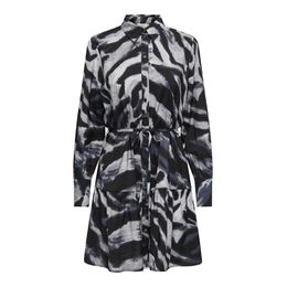 Jacqueline de Yong JDY Kleid Damen Größe 36 graphit / hellgrau / schwarz Winterkleid