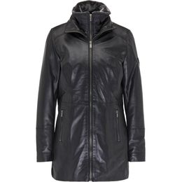 Carlo Colucci Between-Season Jacket 'Donatella' female Black size 44