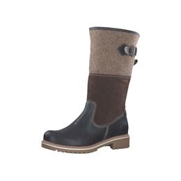 Tamaris Stiefel Damen Gr&ouml;&szlig;e 42 dunkelbraun / braunmeliert / schwarz Winterschuhe