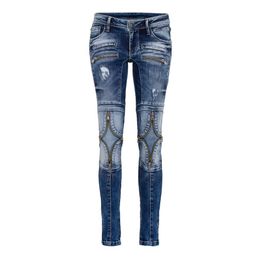 Cipo & Baxx CIPO & BAXX Jeans Damen Gr&ouml;&szlig;e 32 blau