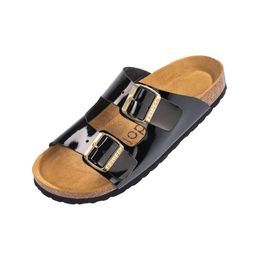 Palado Pantolette 'Korfu PF' Herren Gr&ouml;&szlig;e 43 gold / schwarz