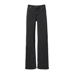 comma, COMMA Jeans Damen Größe 34 grey denim / transparent