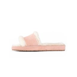 Minnetonka Pantolette ' Loni' Damen Gr&ouml;&szlig;e 38 pink / wei&szlig;