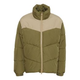 !Solid Winter Jacket male Beige, Green size XL