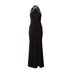 Wal G. Kleid 'SABRINA' Damen Größe 36 silbergrau / schwarz Winterkleid