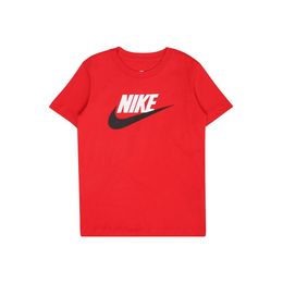 Nike Sportswear T-Shirt 'FUTURA HBR' Jungen Größe 122/128 rot / schwarz / weiß
