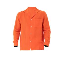 Dandalo Button Up Shirt male Orange size S