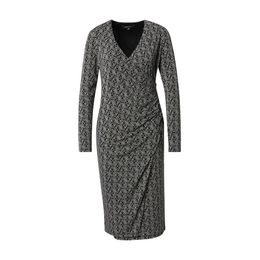 comma, COMMA Kleid Damen Größe 42 anthrazit / weiß Winterkleid