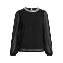 Vila Bluse Damen Gr&ouml;&szlig;e S schwarz / silber