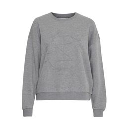 Pulz Jeans Sweatshirt 'TABITA' female Grey size XXL