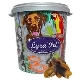 15 Stk. LYRA PET® Rinderhufe ca. 1,2 kg in 30 L Tonne