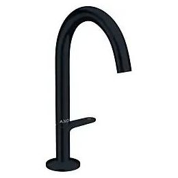 Hansgrohe Axor One Waschtischarmatur 48020670 Ausladung 140mm, mit Push-Open Ablaufgarnitur, mattschwarz