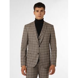 Finshley & Harding Finshley & Harding Baukasten-Sakko Herren Modern Fit Viskose kariert, melange